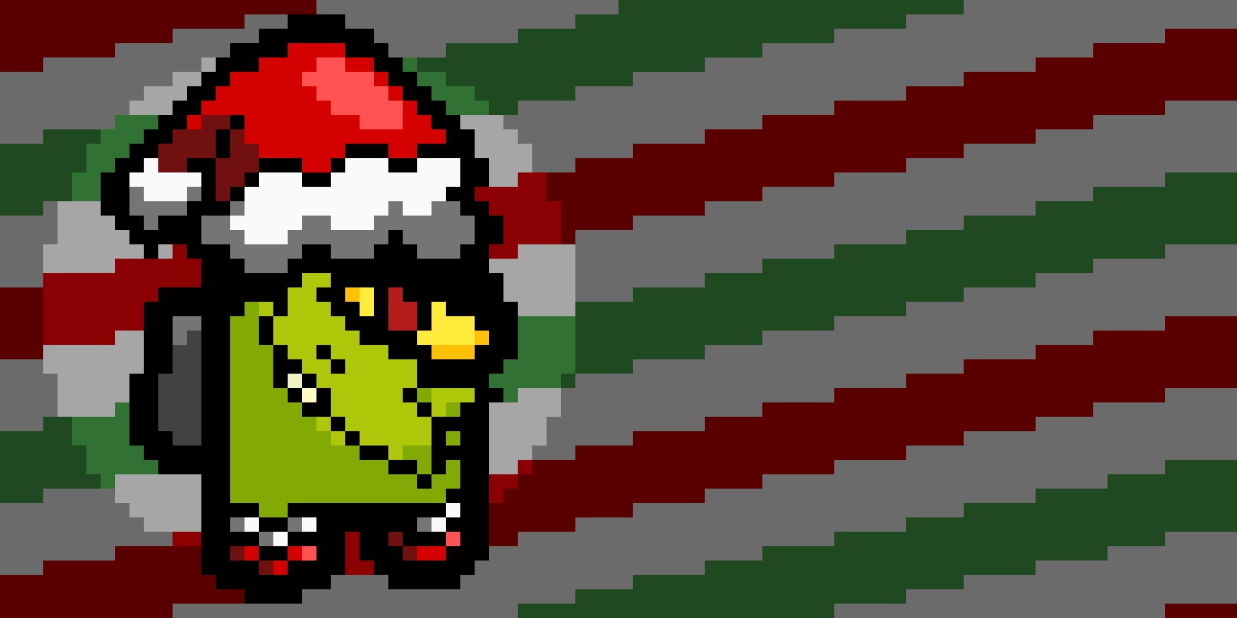 Pixilart - Among Us Grinch Cup by Bullbro