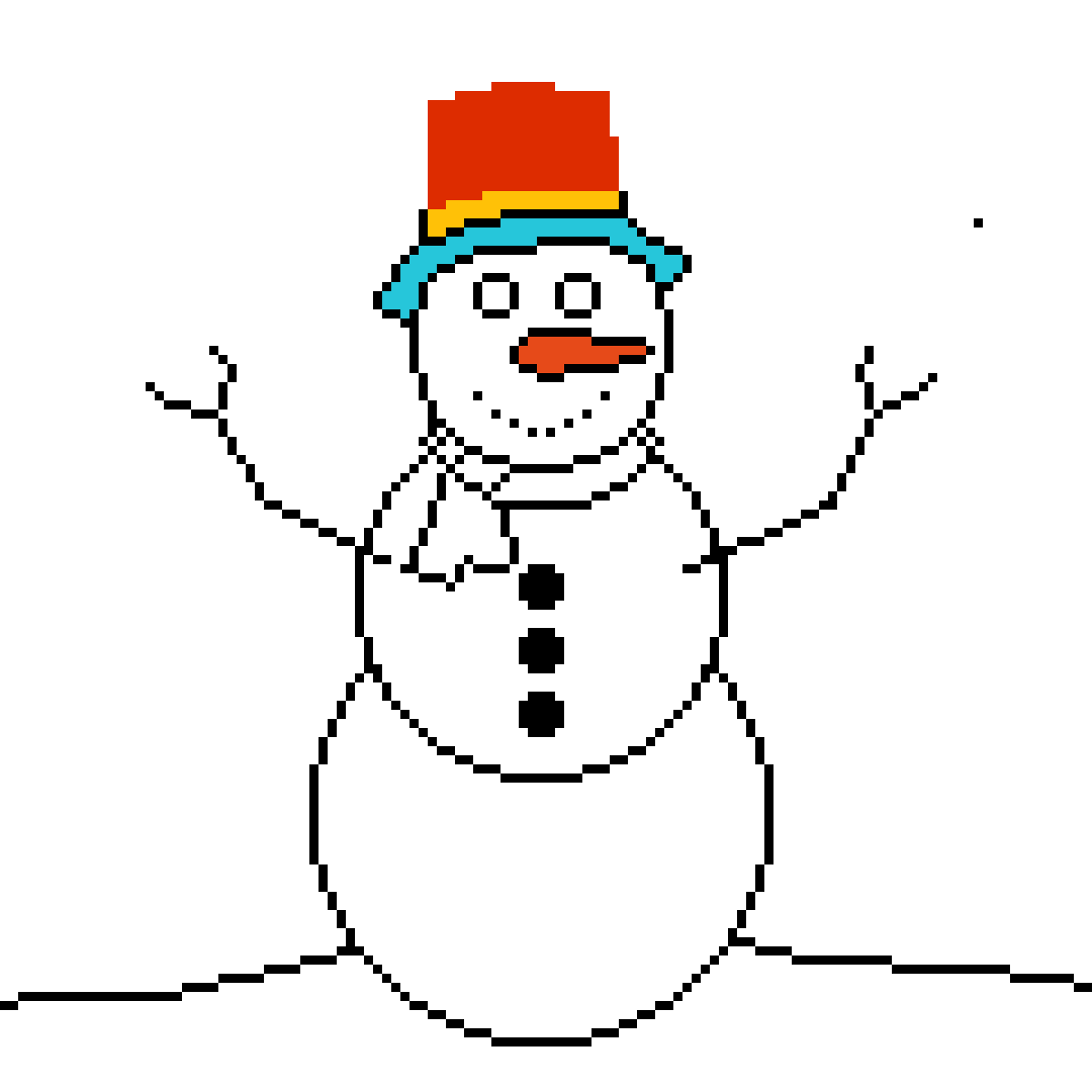 Pixilart - Snowman by Mr-SUS