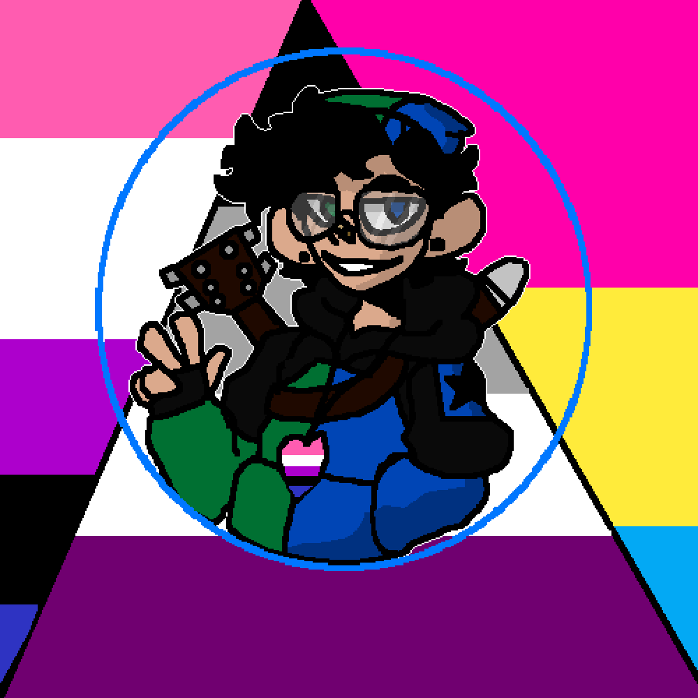 Pixilart - pride month pfp by sakuromiii