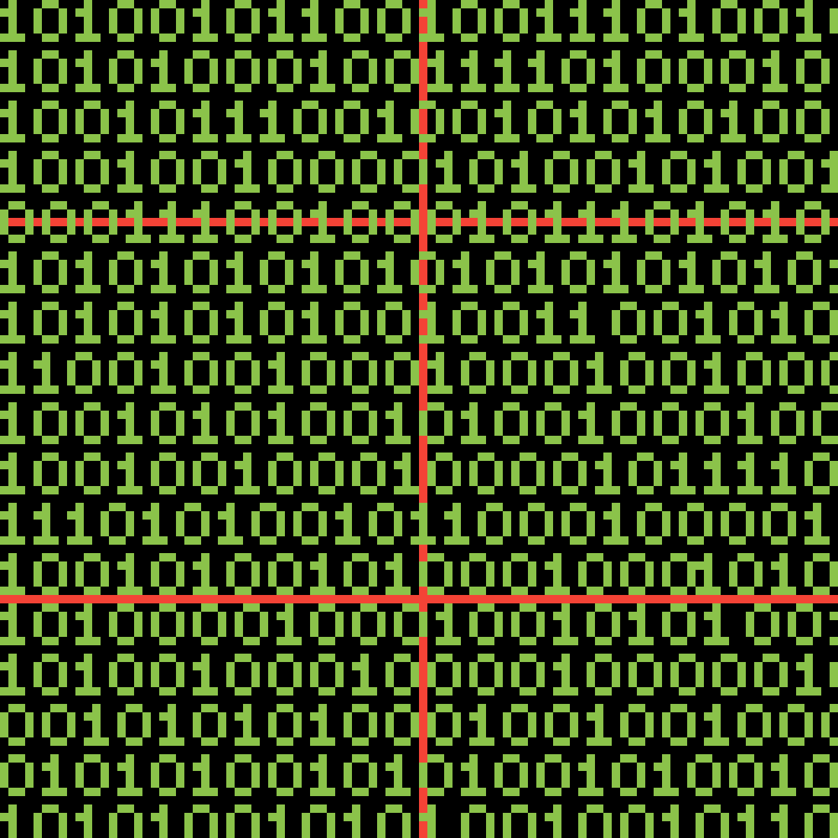 Editing Matrix binary code - Free online pixel art drawing tool - Pixilart