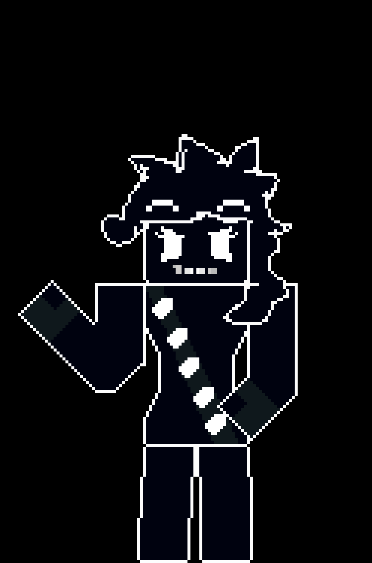 Pixilart - Noobet Battle Sprite by Titular