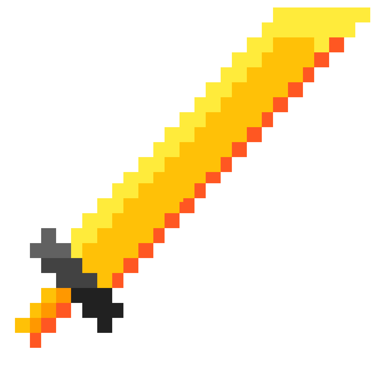 Pixilart - anime lava sword by AnimatorBest
