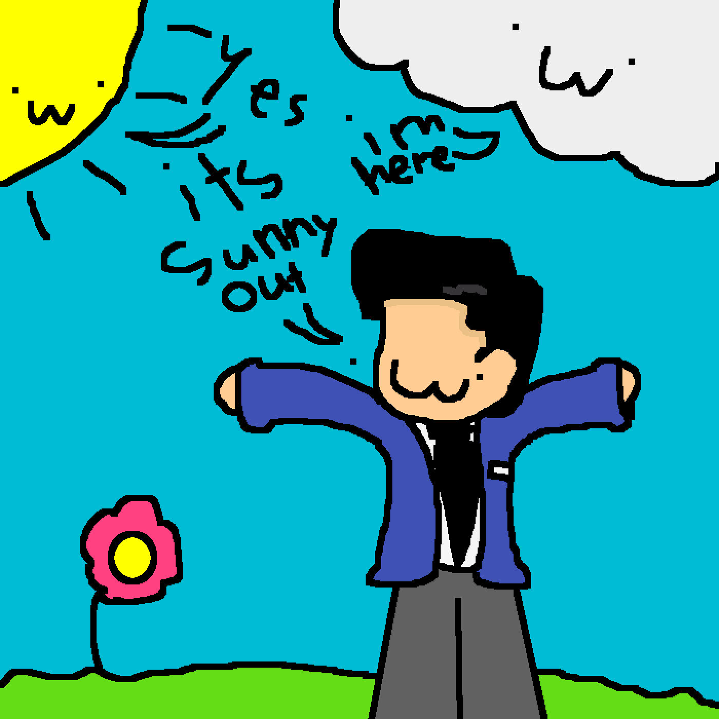 Pixilart - Its sunny out by BaddieBurrito