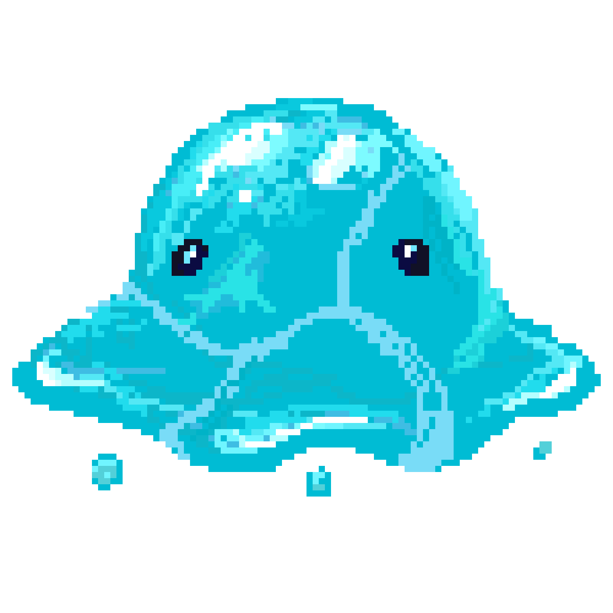 Pixilart - Puddle Slime! by InkfiniteColors