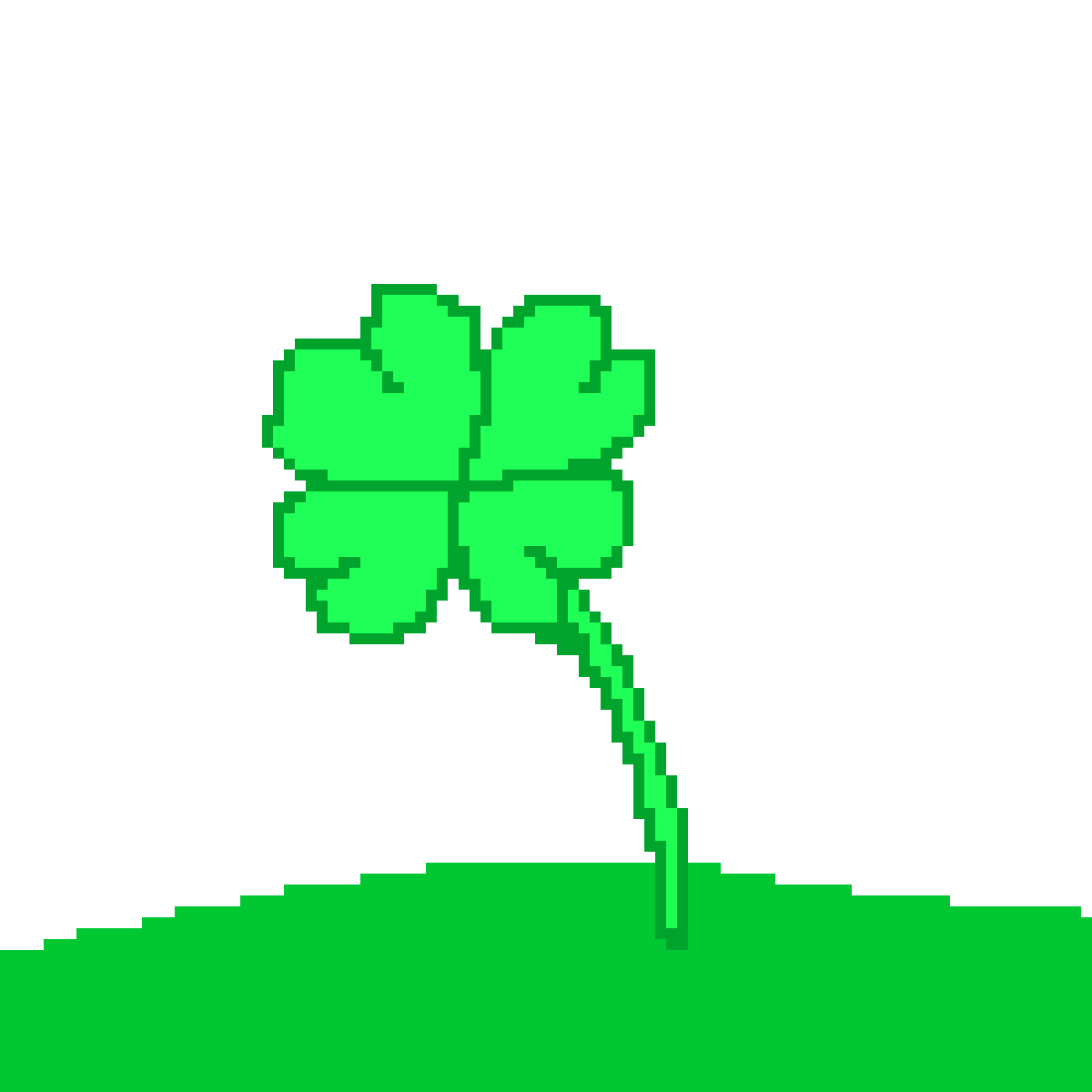 Pixilart - 4 Leaf Clover by articuno05