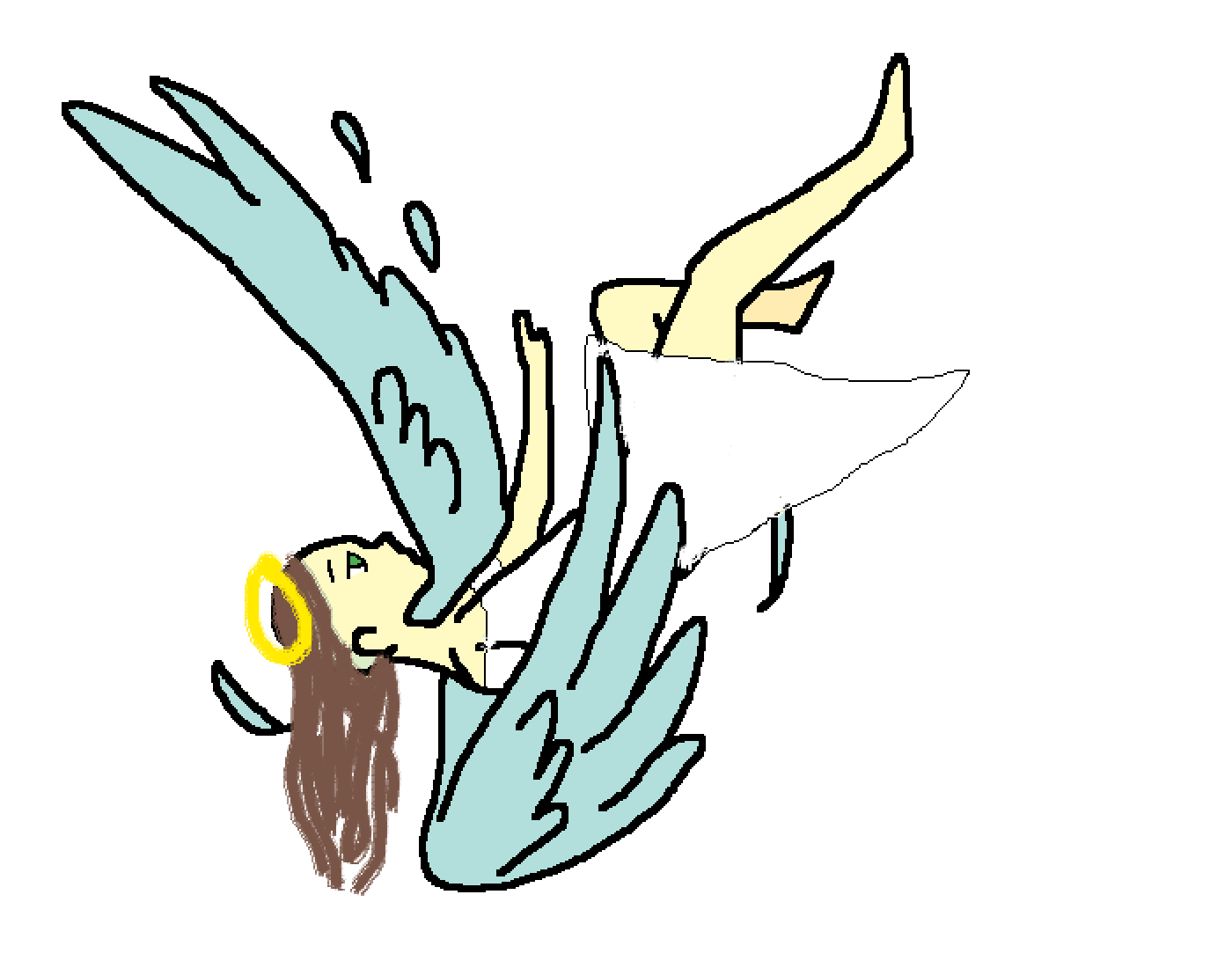 Editing fallen angel - Free online pixel art drawing tool - Pixilart