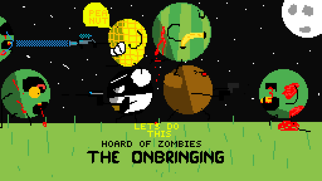 Pixilart - Hoard Of Zombies The Onbringing Poster by Colemado