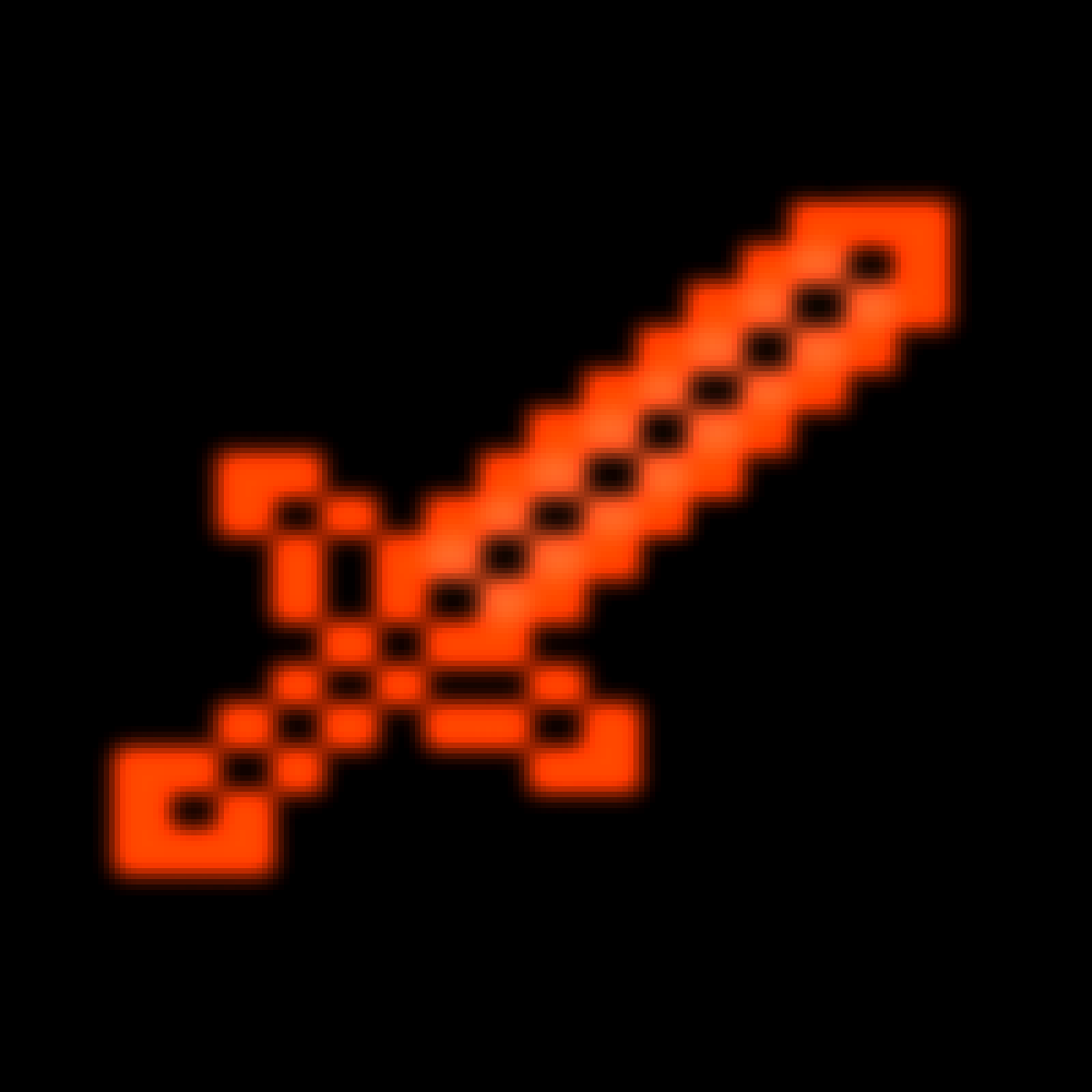Pixilart - Minecraft fire sword by Tchobao