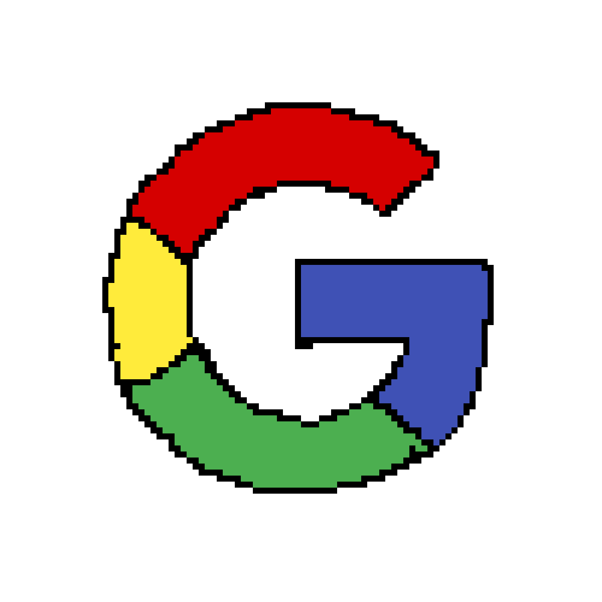 Pixilart - google symbol by chunk