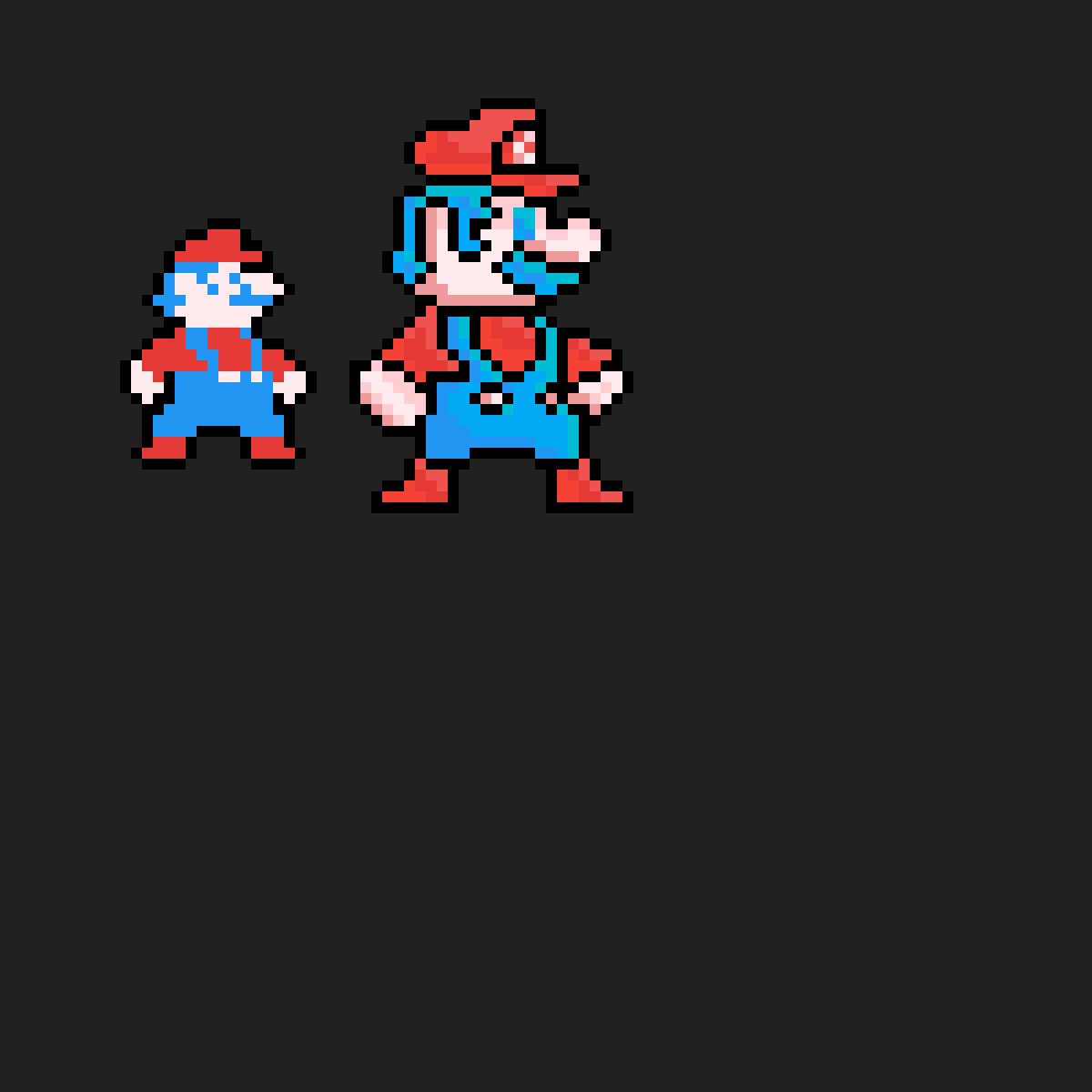Editing Mario bros - Free online pixel art drawing tool - Pixilart