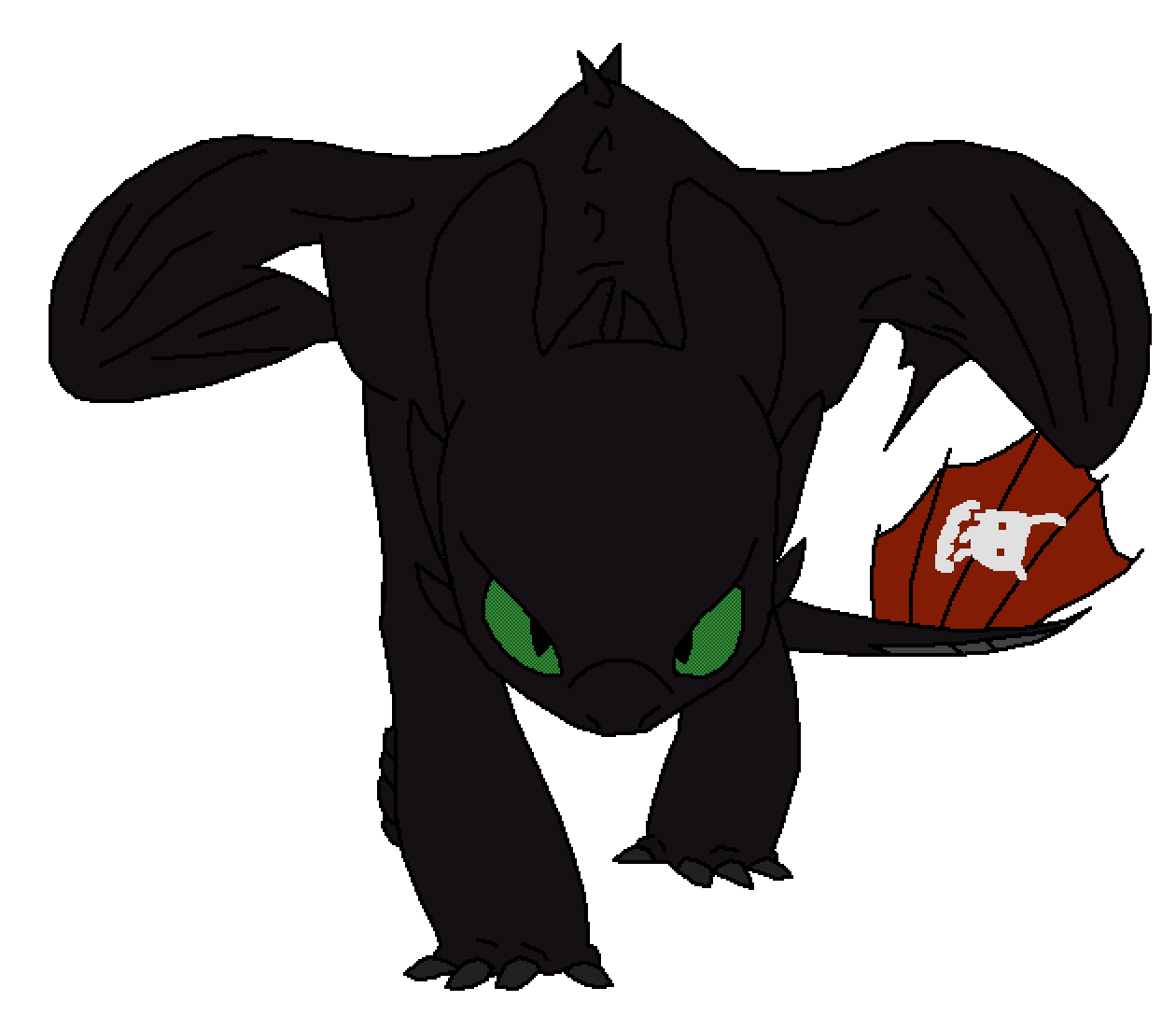 Pixilart - toothless by wolf-ruby