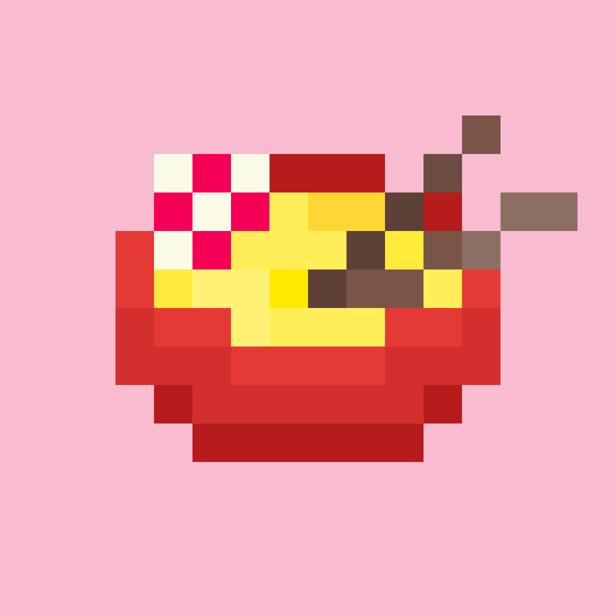 Noodles Pixel Art Food Pixel Art Minecraft Nourriture