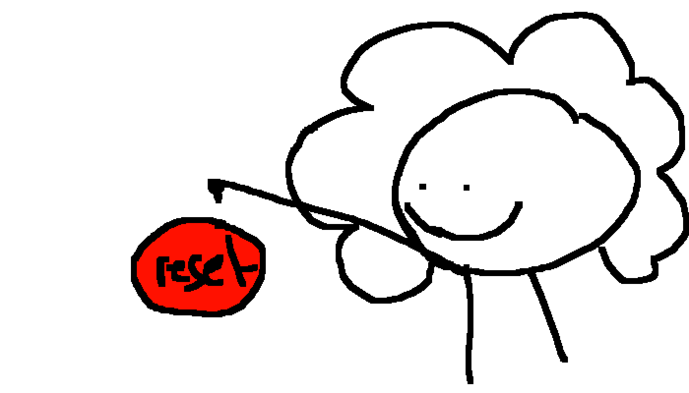 Pixilart - Reset Button by SuperSonic136