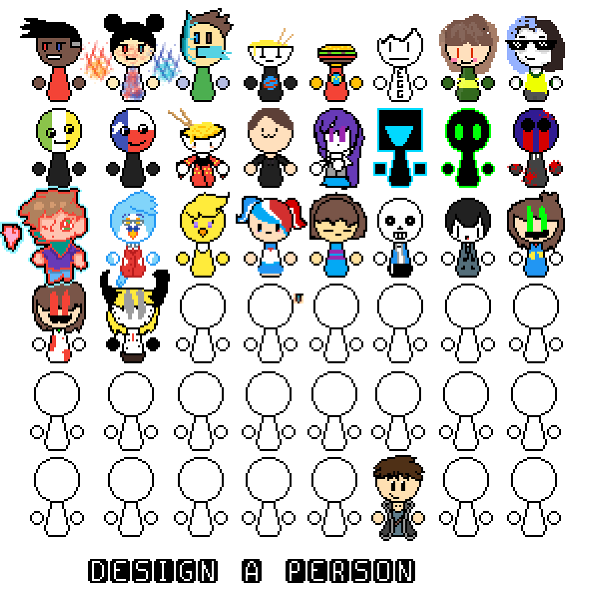 Editing Possessed Mario, Envy, and Demon Riba - Free online pixel art ...