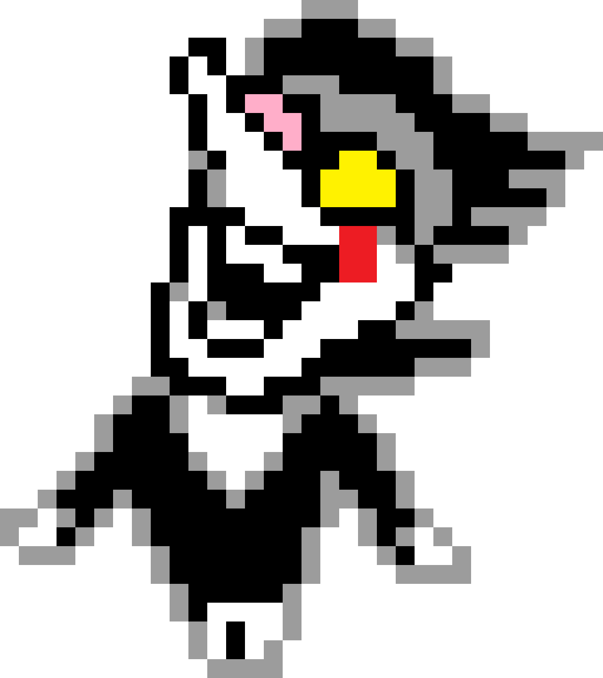 Pixilart - spamton just laughing by sword-of-satan