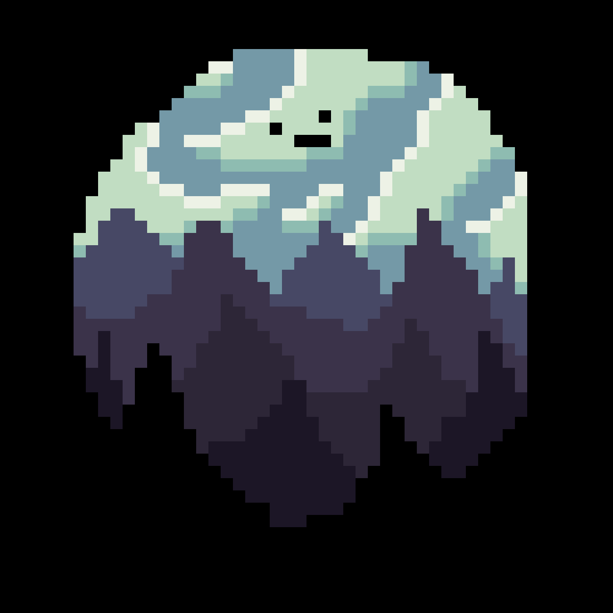Pixilart - Mountain Blob by AmIMadeOfPixels