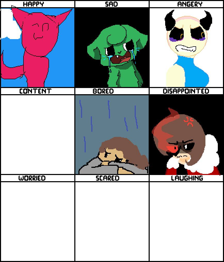 Editing Emotions, Oc emotions. - Free online pixel art drawing tool ...