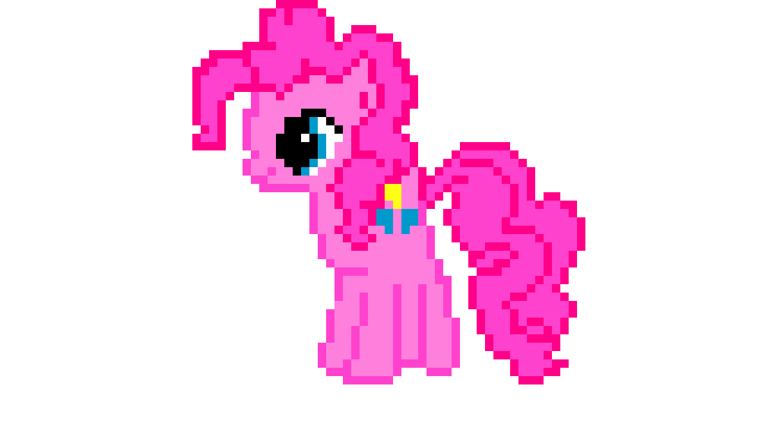 Editing My little pony PINKIE PIE - Free online pixel art drawing tool ...