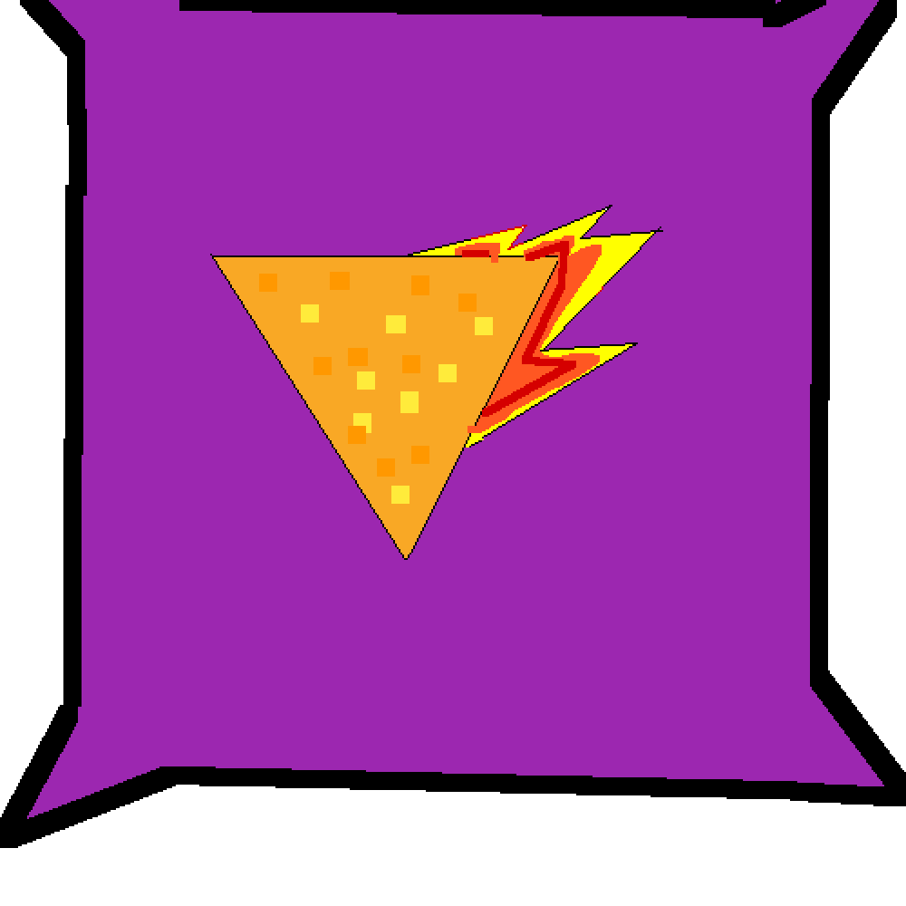 Editing doritos chip - Free online pixel art drawing tool - Pixilart