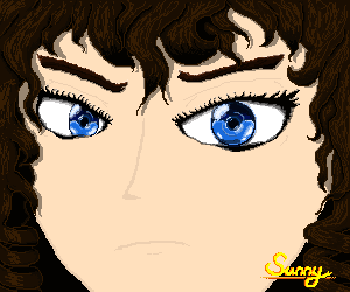 Pixilart - Slight Frown by Sunny-Lemonade