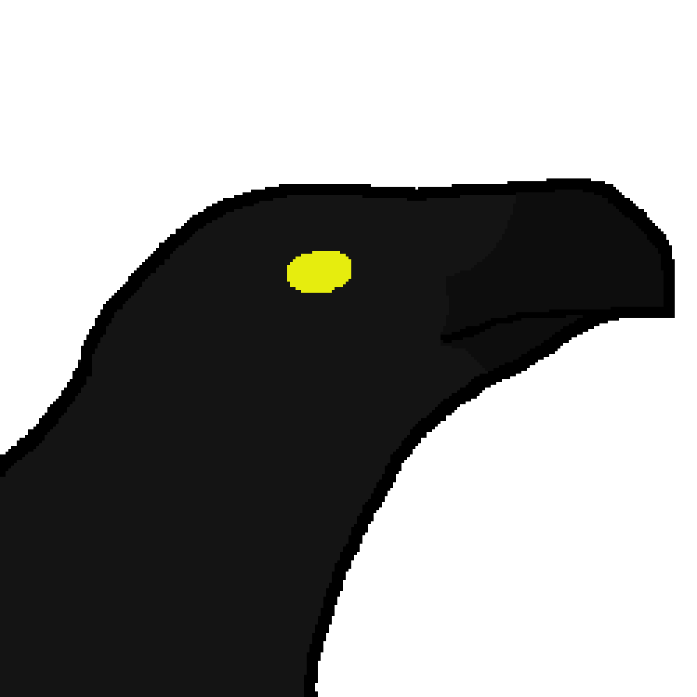 Pixilart - eye of the raven by tielie