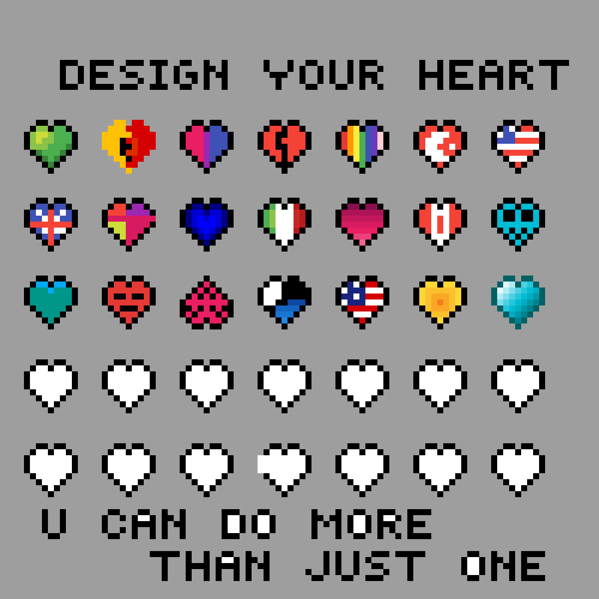 Pixilart - heart collab chain by LemonPoppy0