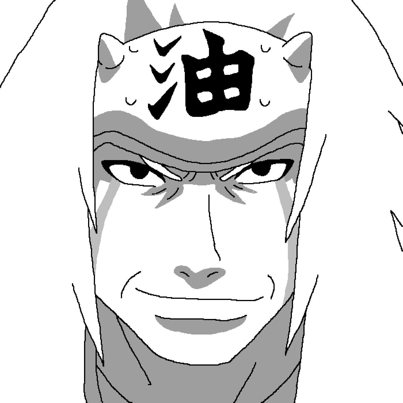 Pixilart - Jiraiya base by DinomiteNo1