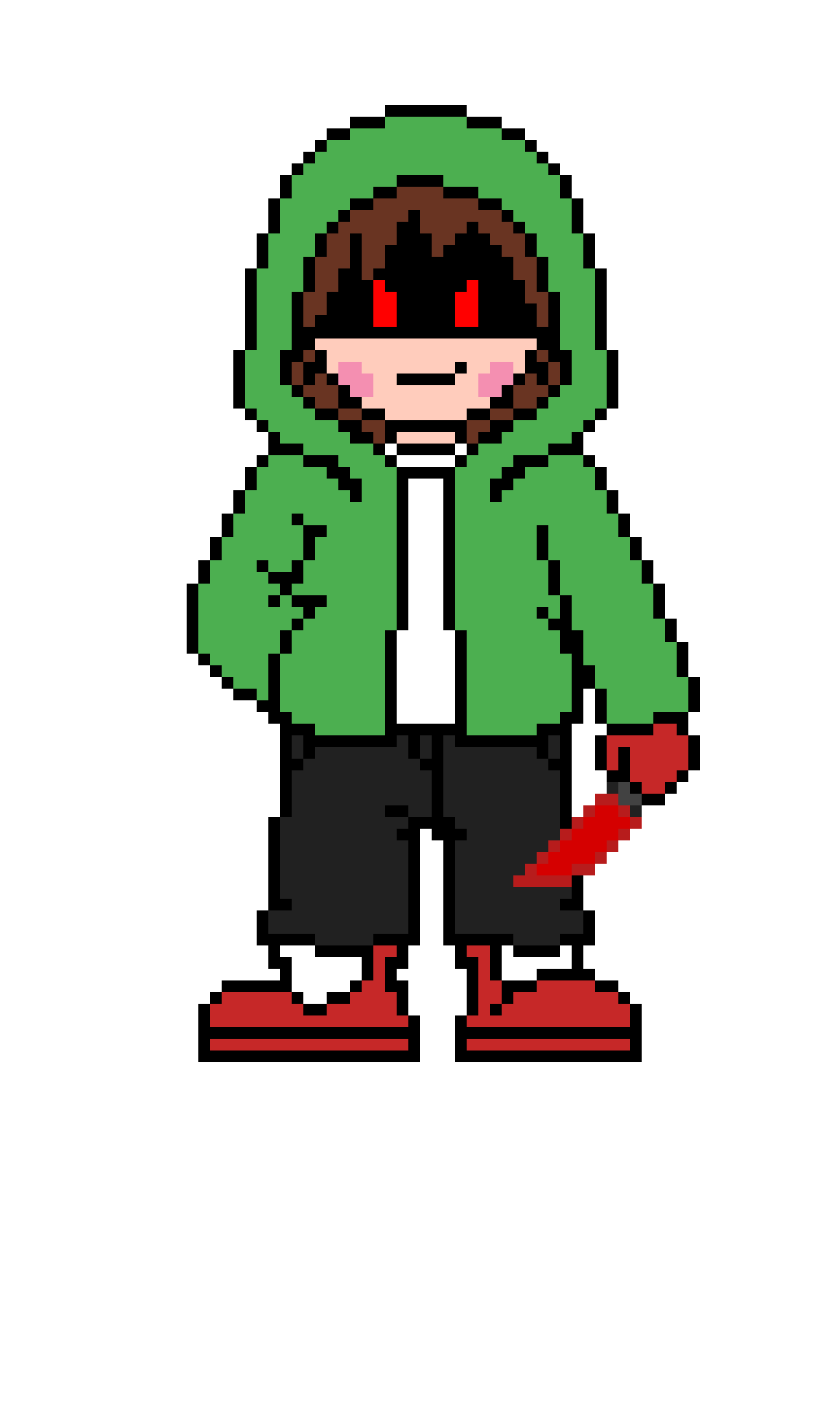 Pixilart - StoryShift Chara beta v2 by KukiSC14