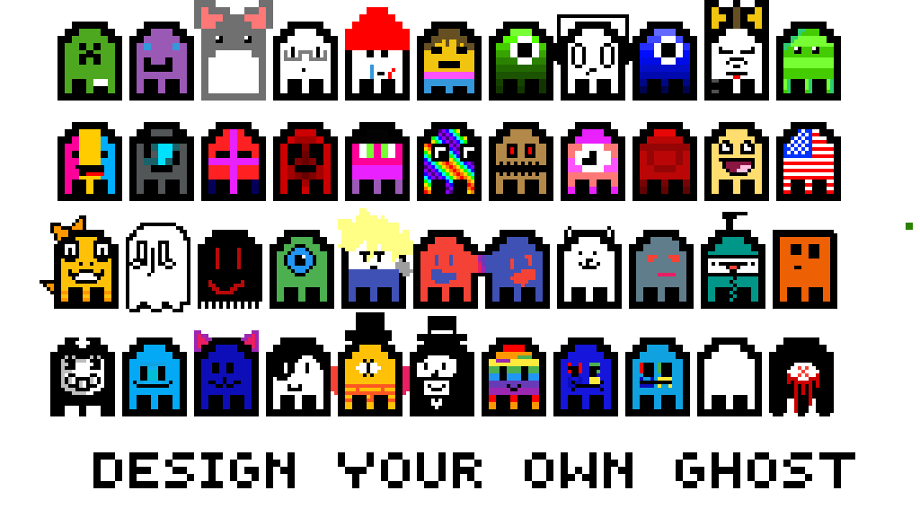 Editing Ghost Collab! - Free online pixel art drawing tool - Pixilart