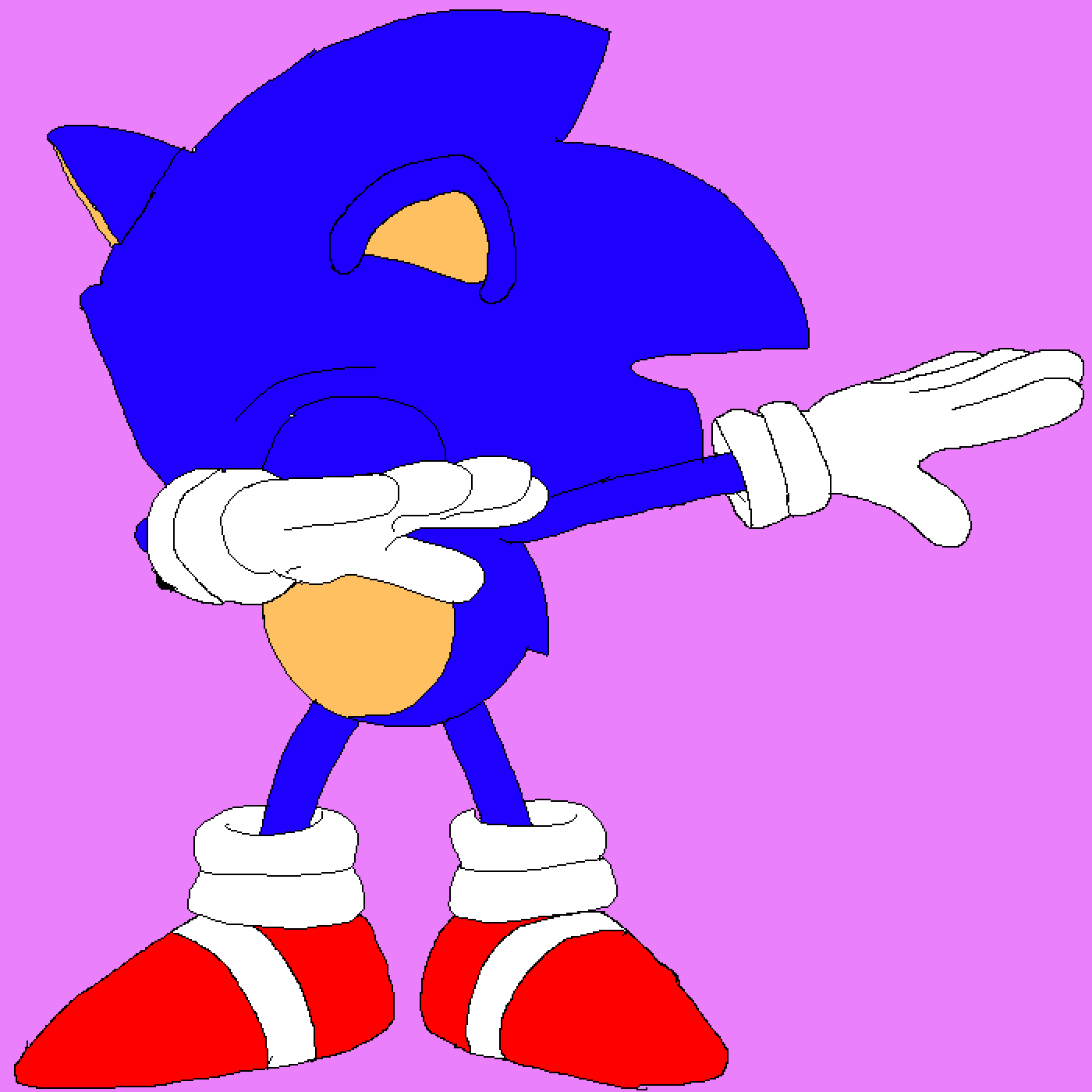 Editing The Sonic Dab - Free online pixel art drawing tool - Pixilart