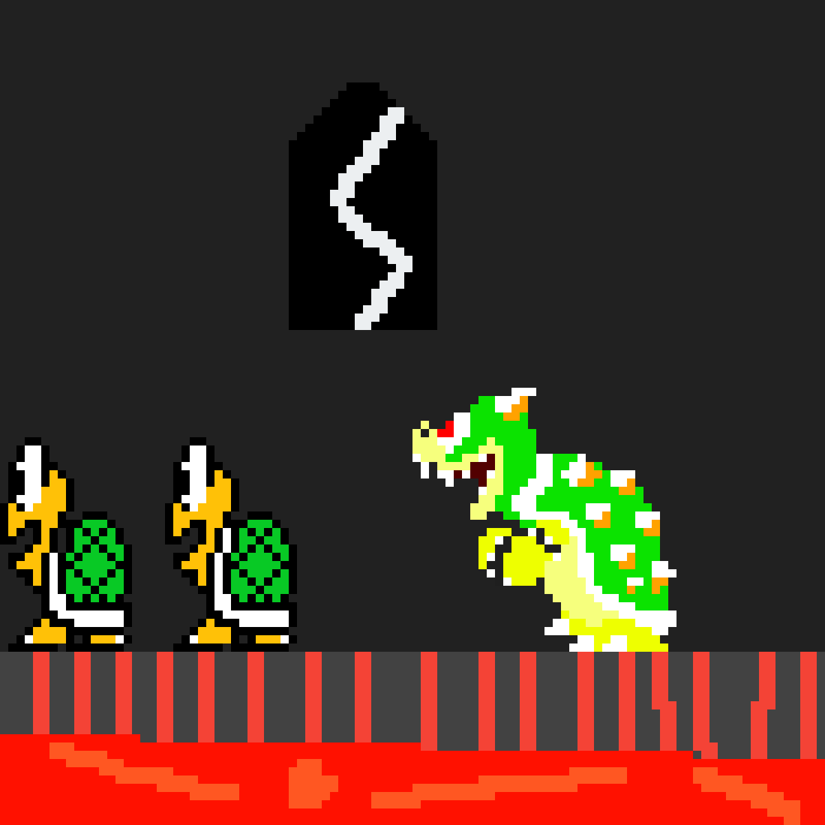 Pixilart - Bowser's castle by DesignArtist