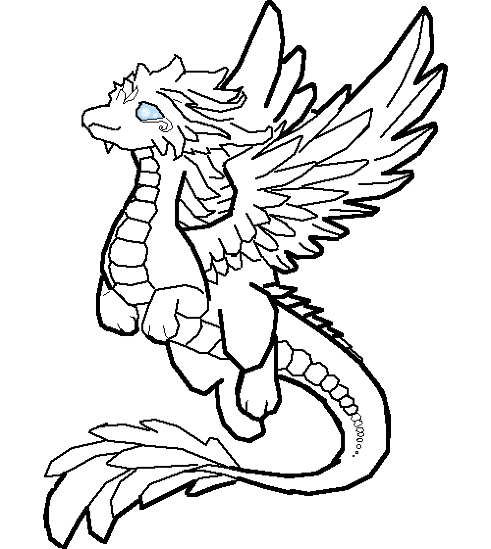 Pixilart - Dragon Base by WatermelonPie