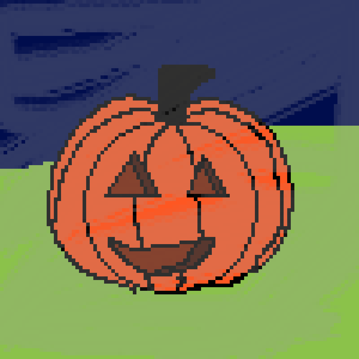 Editing jack-o-lantern - Free online pixel art drawing tool - Pixilart