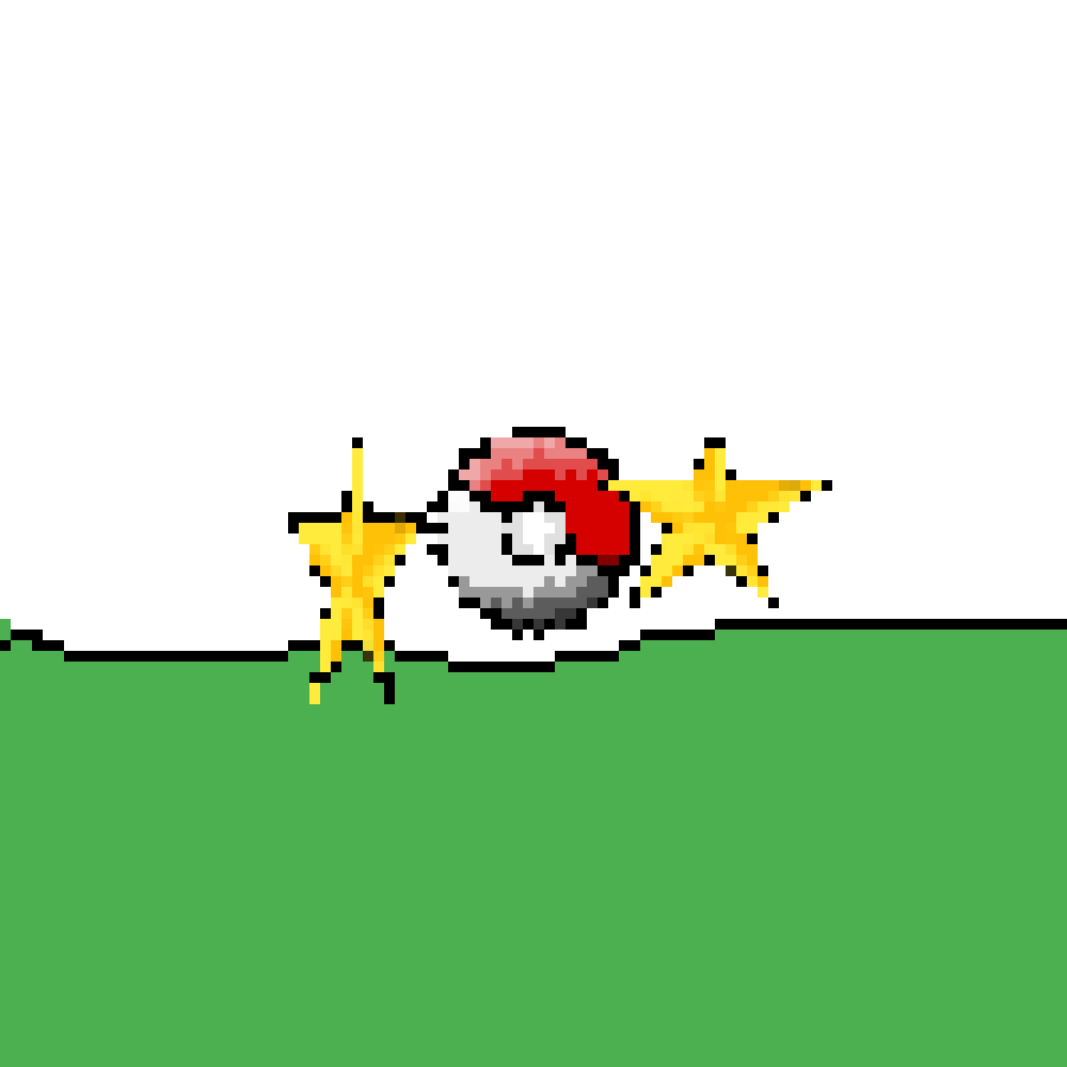 Pixilart - Pokeball catch by MegaUmbreon