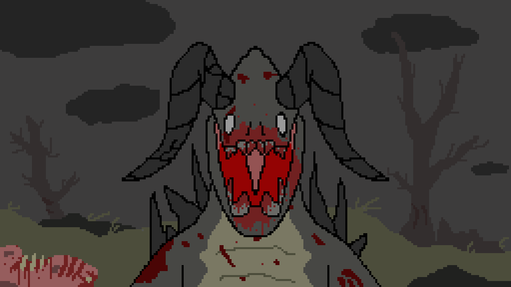 Pixilart - Deathclaw by EmeraldSerpent