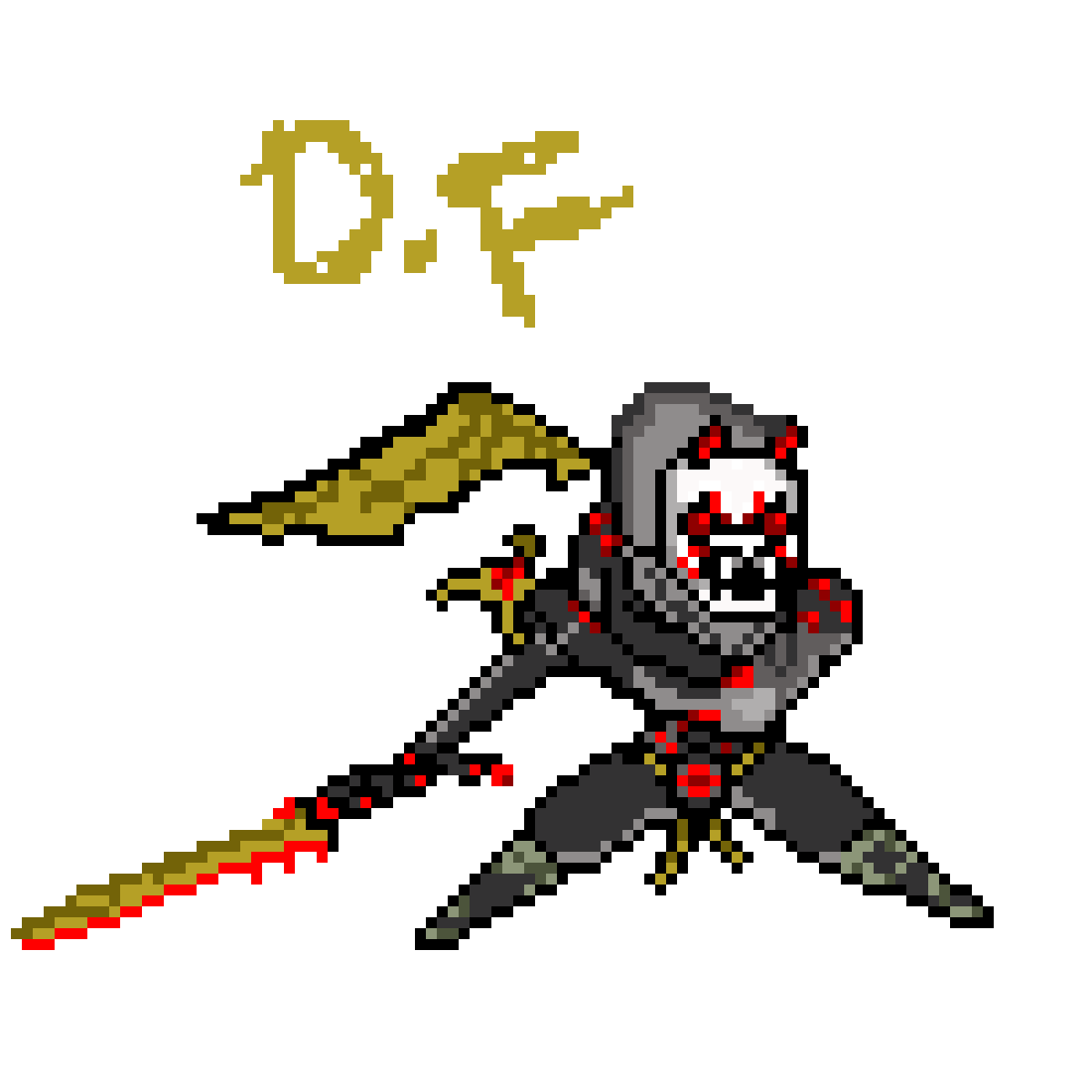 Editing Genji red skin - Free online pixel art drawing tool - Pixilart