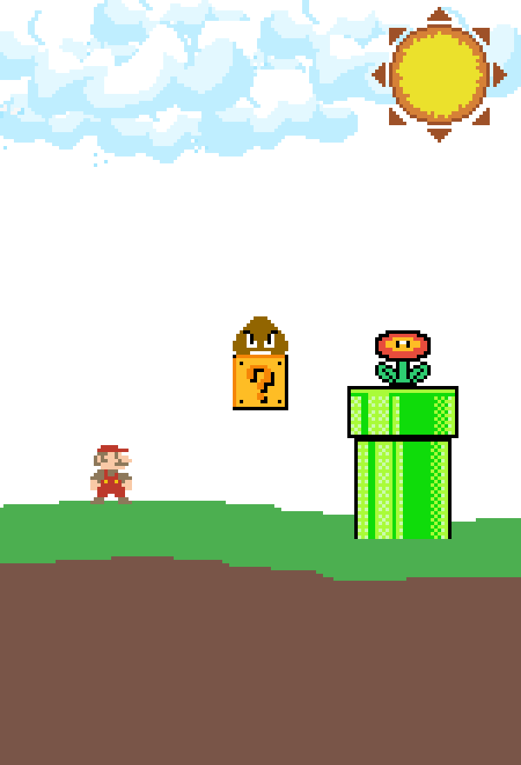 Pixilart - Super Mario by Brenda
