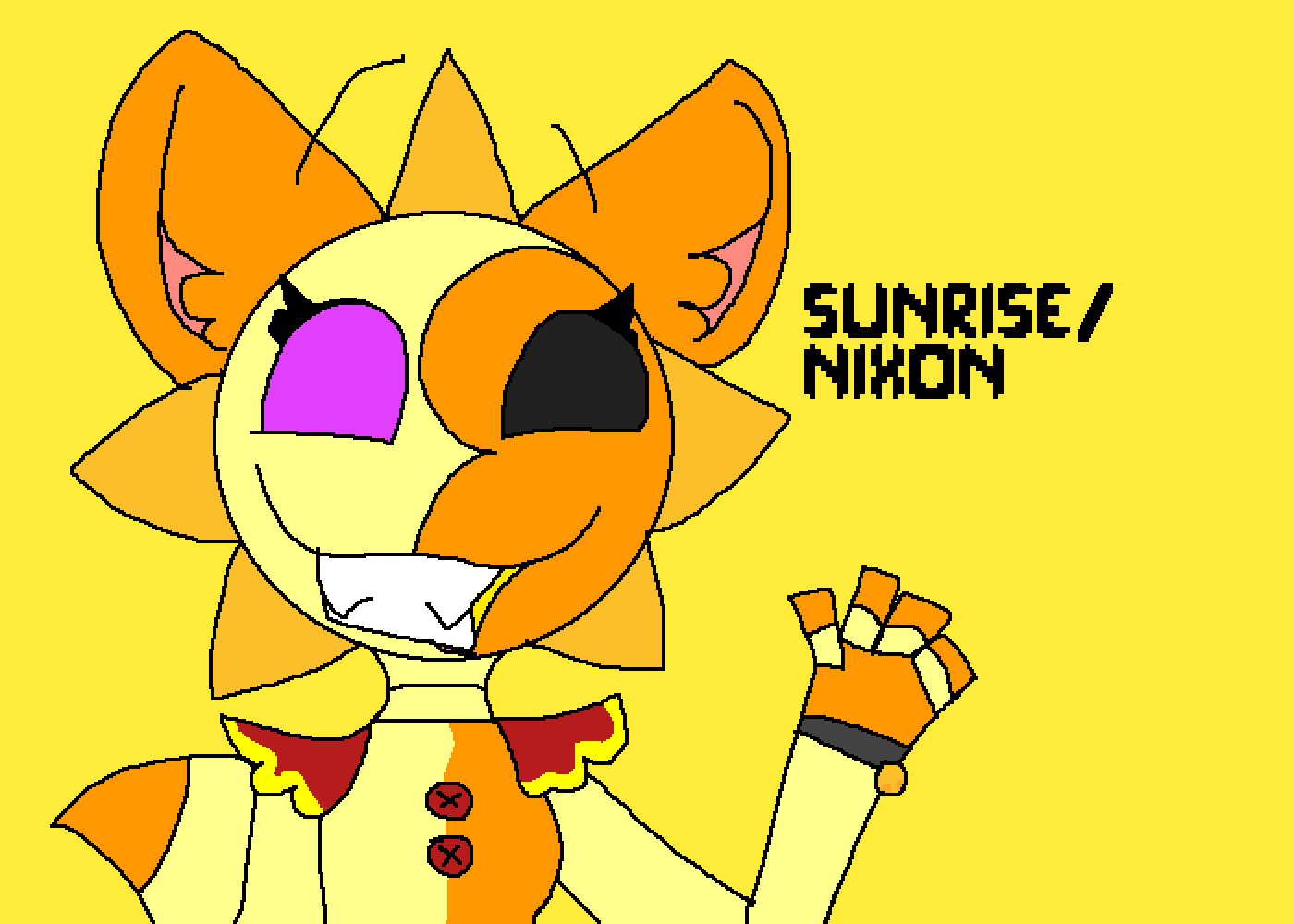 Pixilart - sunrise and moondrop OC by A-fox-named-nix