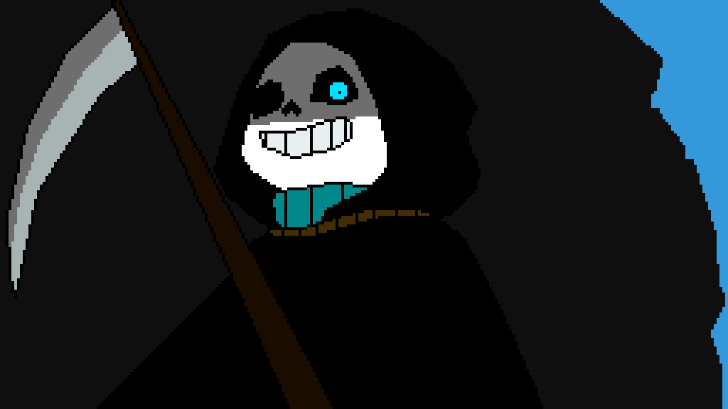 Pixilart - reaper sans by EdgyTeenager