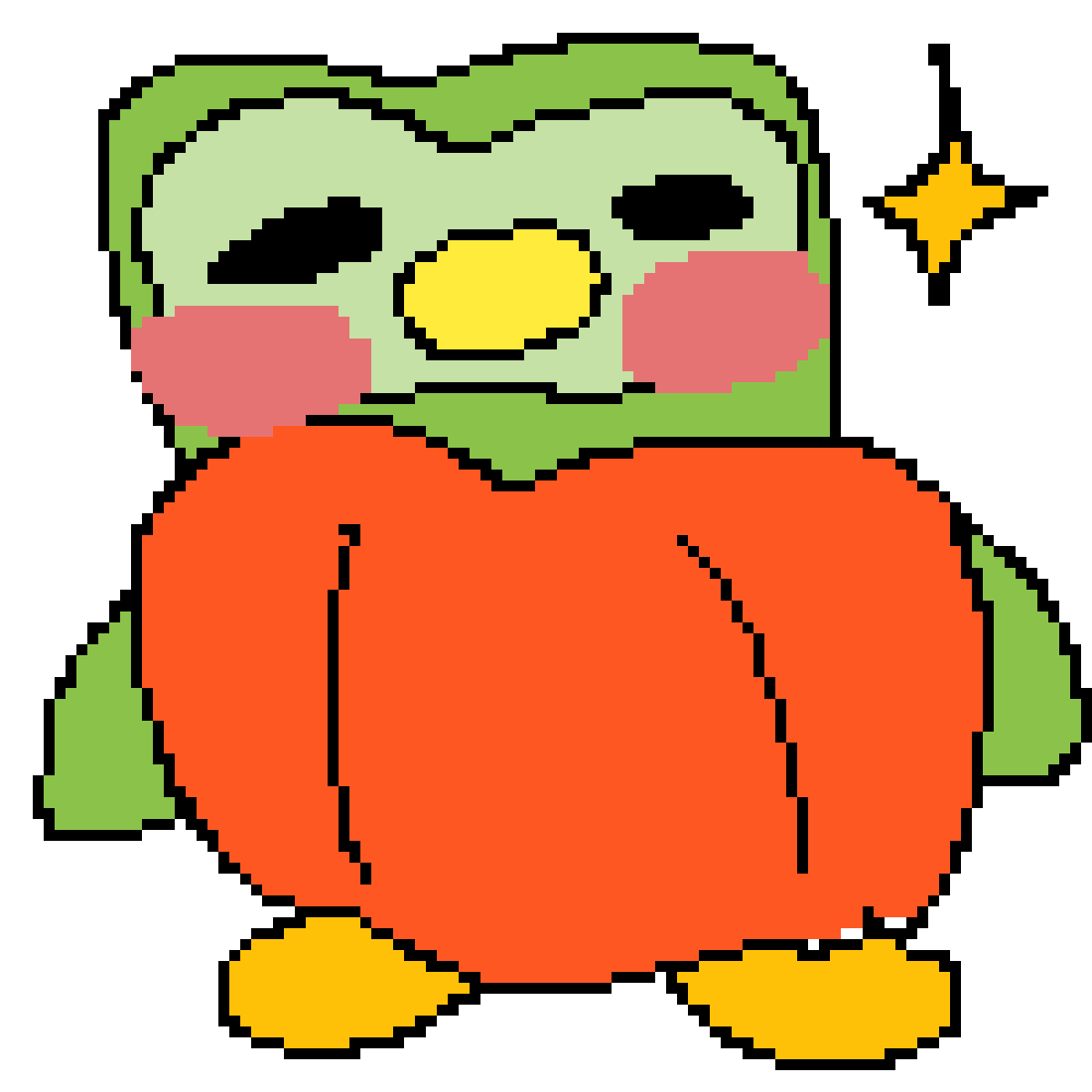 Pixilart - duolingo in a pumkin by auntiebocmo