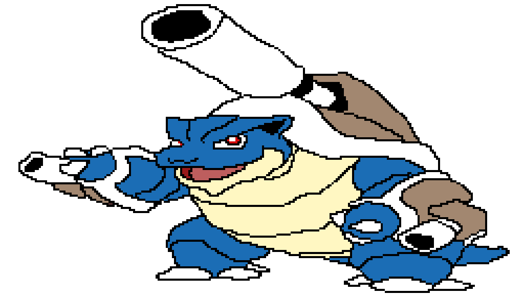 Pixilart - Mega Blastoise by mrtryhard112