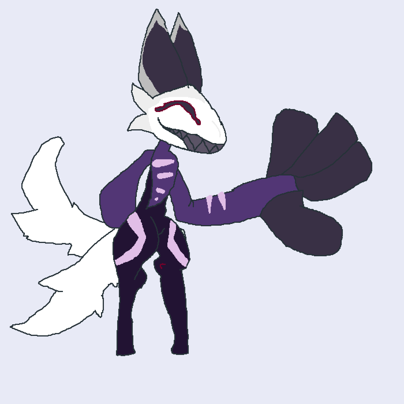 Pixilart - Scarfox oc by Lostincyberspac