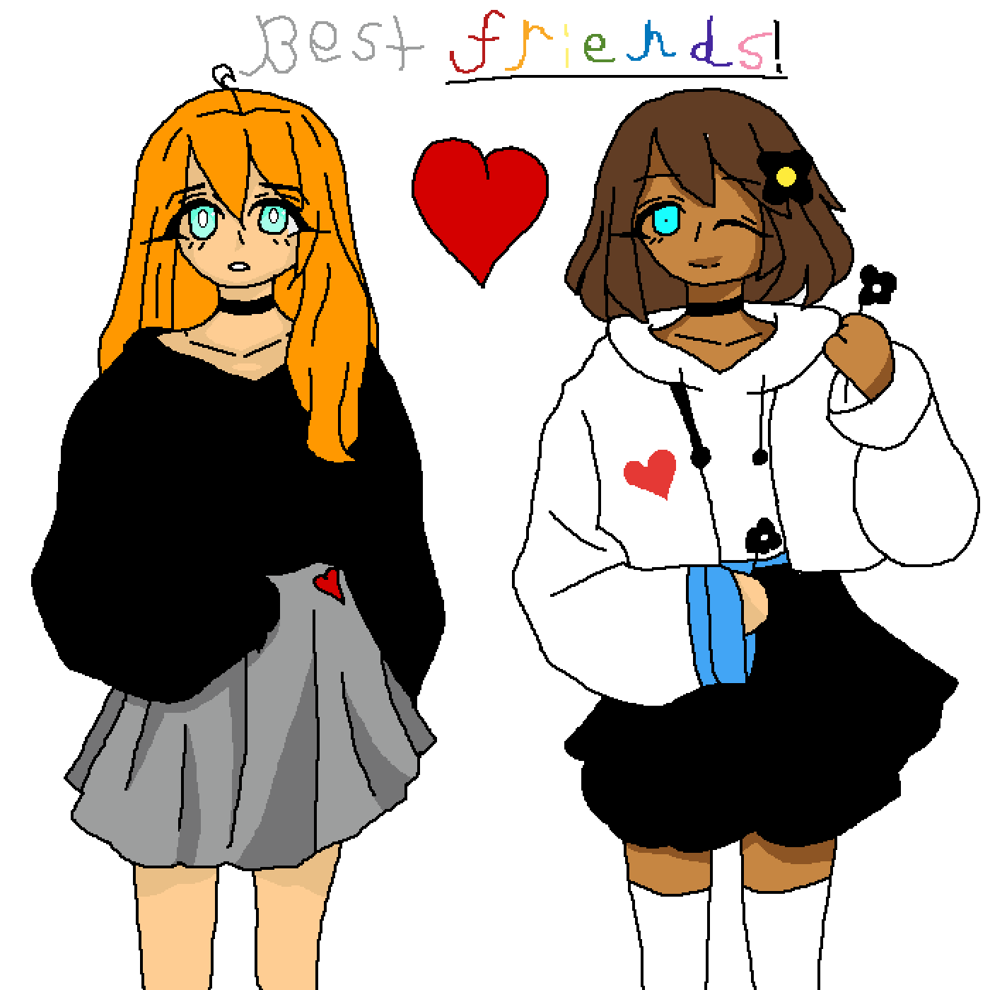 Anime Friends Base Colors Live Sleepover (base) By Levvy