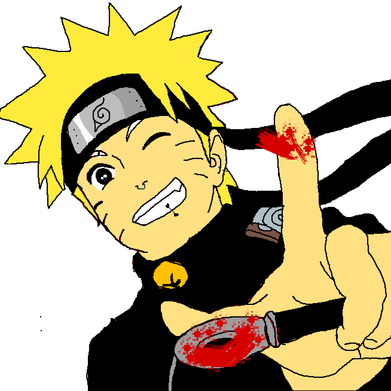 Editing Naruto Uzumaki Base - Free online pixel art drawing tool - Pixilart