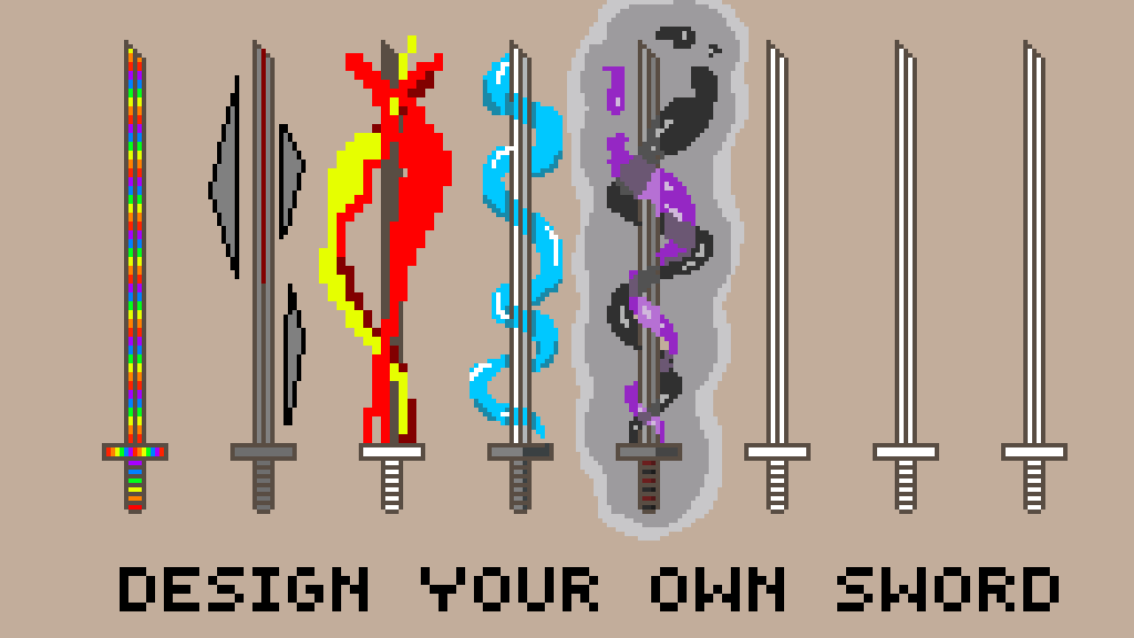 Editing DESIGN YOUR OWN SWORD! - Free online pixel art drawing tool ...