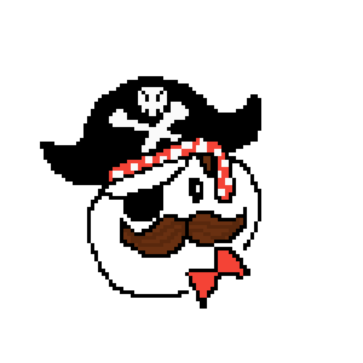 Pixilart - pixelated pirate Pringles by pirate-pringles