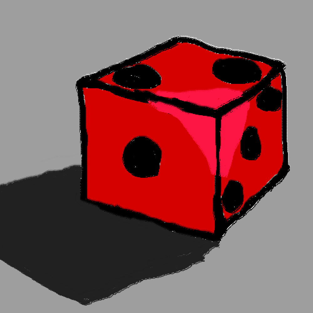 Pixilart - devil dice by ft-foxy111