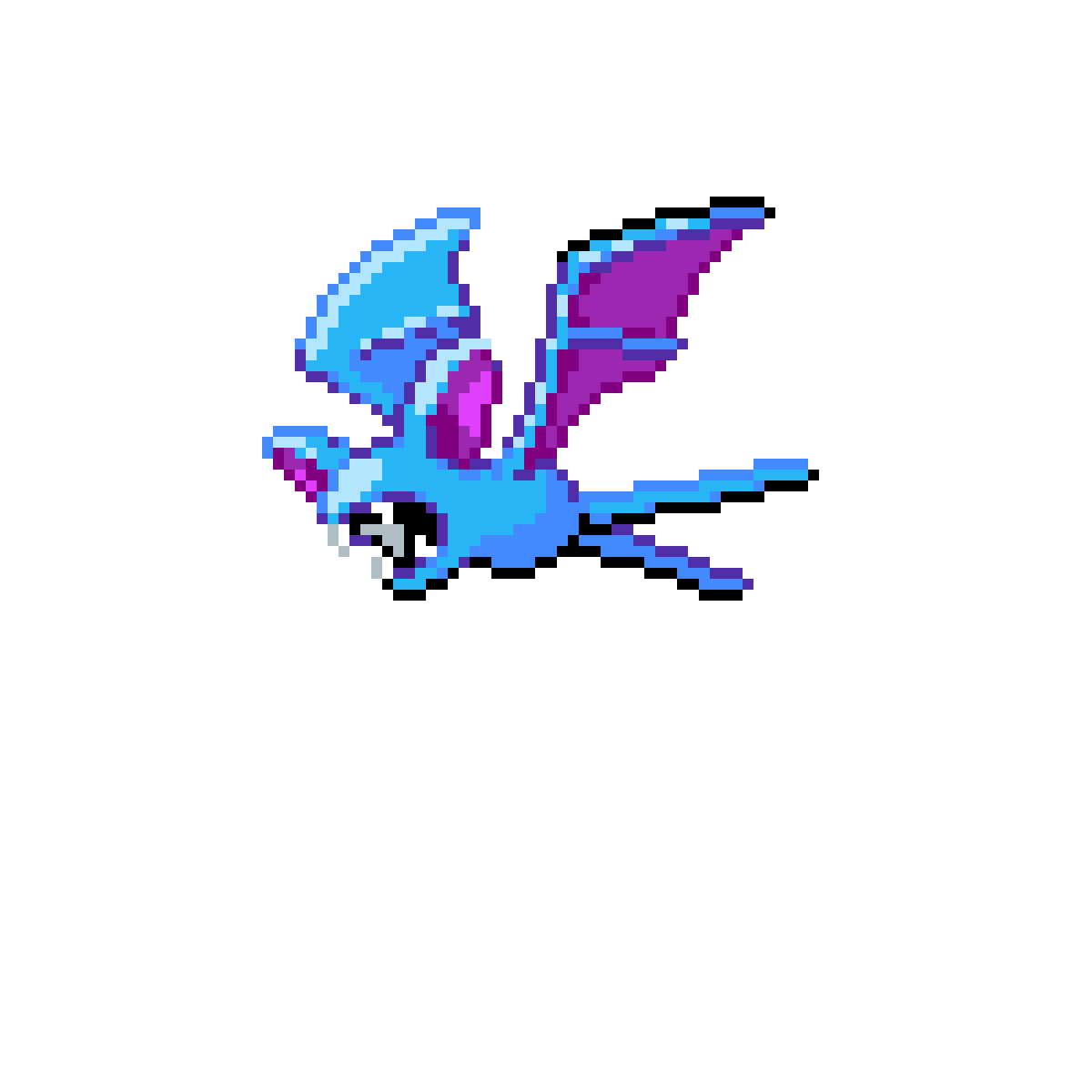 Pixilart - Zubat Pixel Art by Patchi87