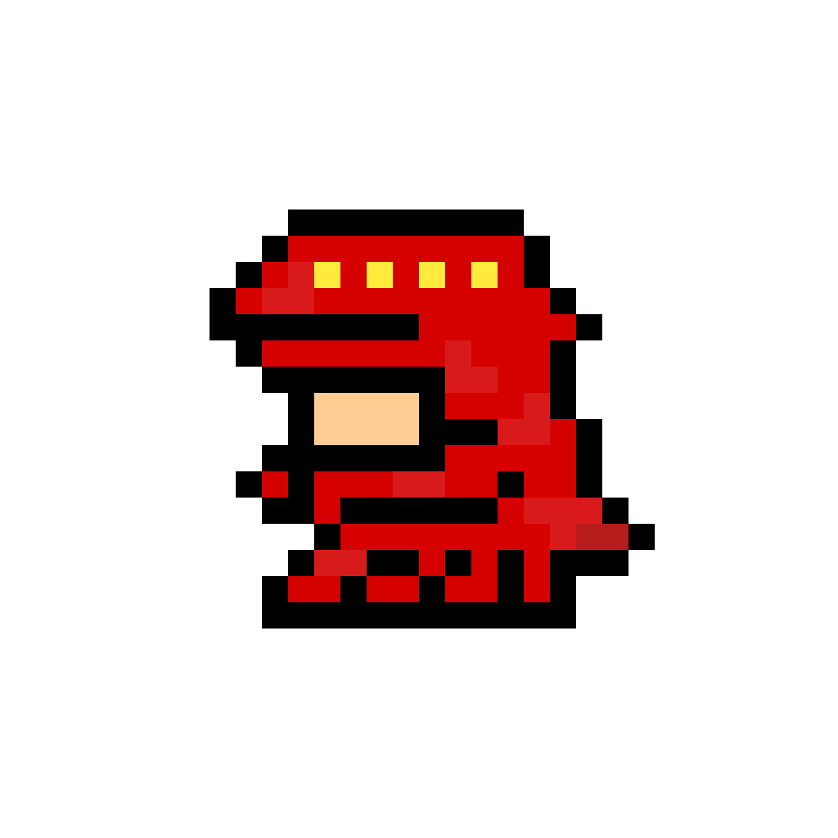 Pixilart - 8 bit crocomire by turtleboy123