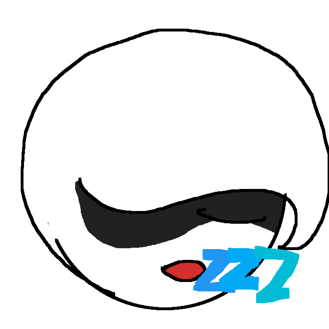 Pixilart - Shady guy sleeping by FIREHEDGE